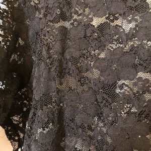 Bar III | Tops | Bar Iii Black Lace Top | Poshmark